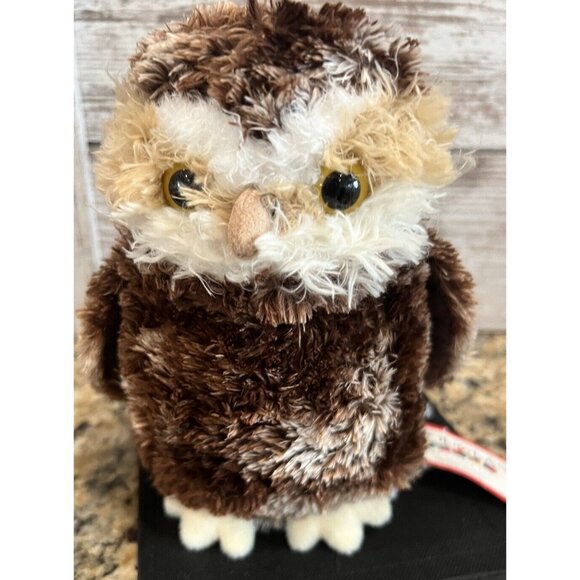 Douglas | Toys | Douglas Owl Moon Light Plush Brown Soft Cuddly Machine ...